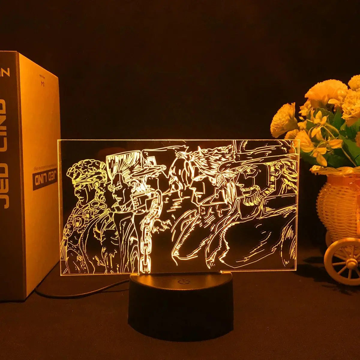 Lampe LED Jojo's Bizarre Adventure - Clan Joestar - Magasin Manga
